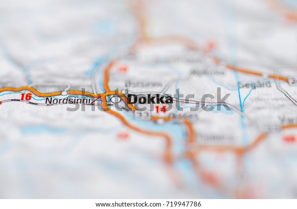Dokka On Map Stock Photo 719947786 | Shutterstock
