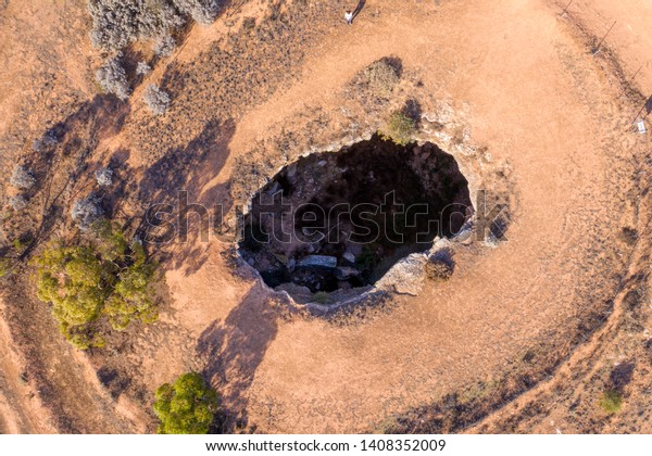 Doline Sinkhole Collapsed Limestone Cave On Stock Photo 1408352009 ...