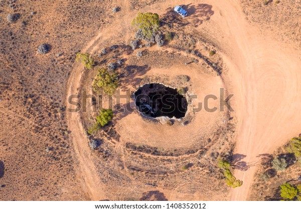 Doline Sinkhole Collapsed Limestone Cave On Stock Photo 1408352012 ...