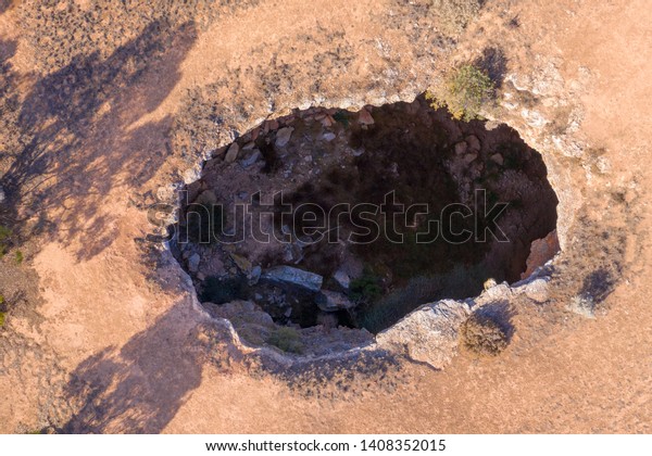 Doline Sinkhole Collapsed Limestone Cave On Stock Photo 1408352015 ...