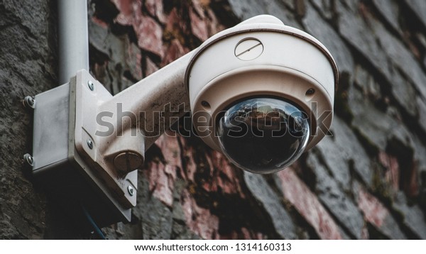 Dome Style Security Camera Mounted On Stock Photo 1314160313 | Shutterstock