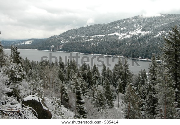 Donner Pass Winter Stock Photo 585414 | Shutterstock