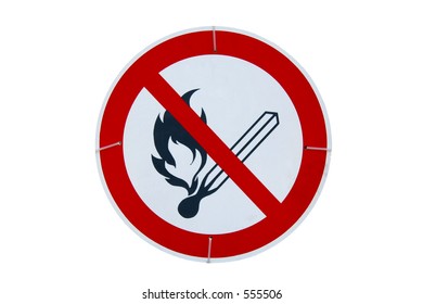 No Fire Vector Sign Stock Vector (Royalty Free) 657664663