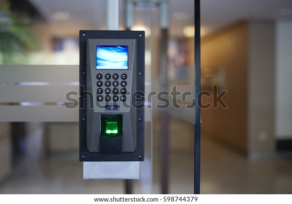 Door Electronic Access Control System Machine Stock Photo (Edit Now ...