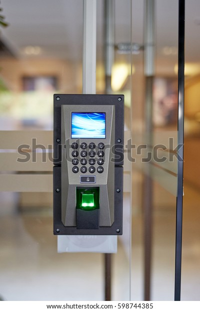 Door Electronic Access Control System Machine Stock Photo (Edit Now ...