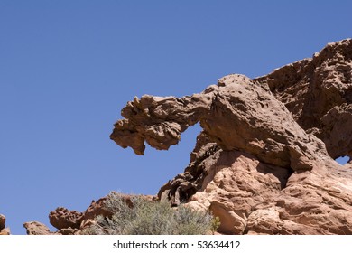 Double Barrel Arch Found Vermillion Cliffs Stock Photo 53634412 ...