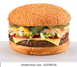 5,149 Double Cheeseburger Isolated Images, Stock Photos & Vectors ...