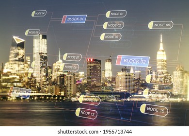 Double Exposure Abstract Programming Language Interface Stock Photo ...