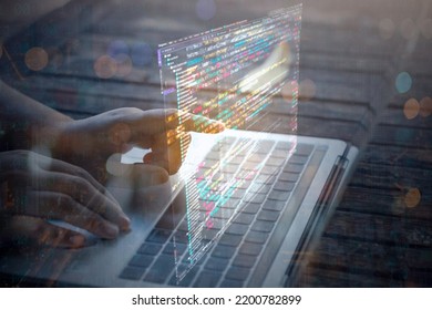 Double Exposure Digital Technology Software Development Stock Photo 2200782899 | Shutterstock