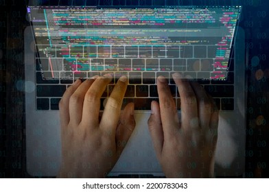 Double Exposure Digital Technology Software Development Stock Photo 2200783043 | Shutterstock