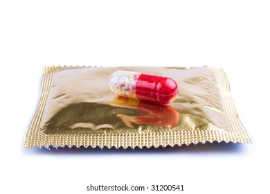 Double Protection Two Contraceptive Methods Concept Foto de stock ...