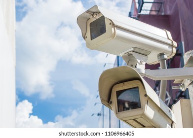 Multiangle Cctv On Pillar 360 Degree Stock Photo 1914260134 | Shutterstock