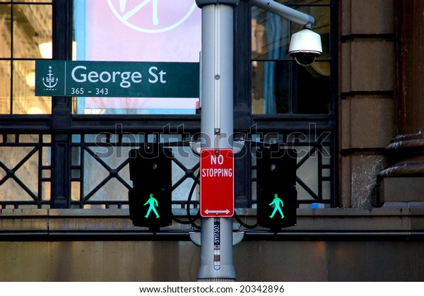 Double Traffic Lights Stock Photo (Edit Now) 20342896