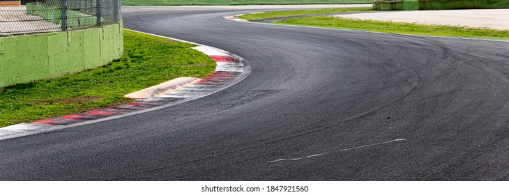 Double Turn Chicane Asphalt Track Motor Stock Photo 1847921560 ...