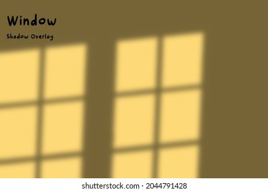 Double Window Shadow Overlay Background Stock Photo 2044791428 ...