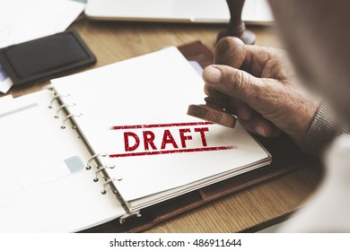 Draft Sketch Design Preview Structure Template Stock Photo 486911644 ...