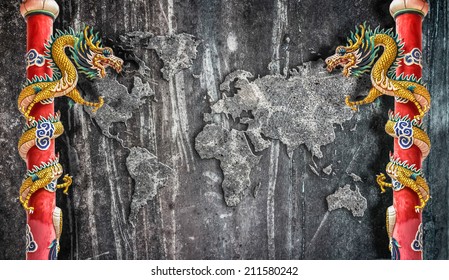 Dragon Map Stock Photo 211580242 | Shutterstock