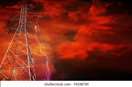 3,847 Lightning Grid Images, Stock Photos & Vectors | Shutterstock