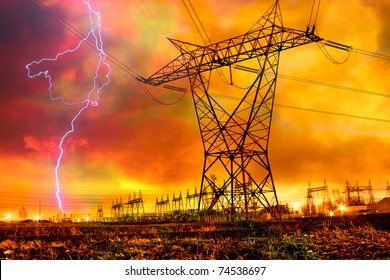 3,847 Lightning Grid Images, Stock Photos & Vectors | Shutterstock