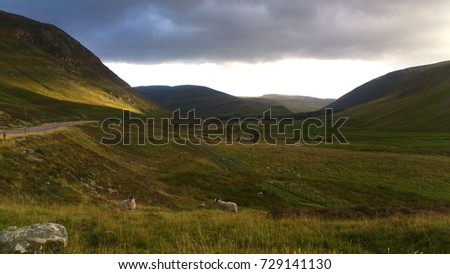 Dramatic Landscape Moors Mountains Fall Stock Photo (Edit Now ...