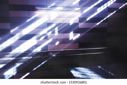 Dramatic Light Rays Inside Concrete Building Stock Photo 1530926801 ...