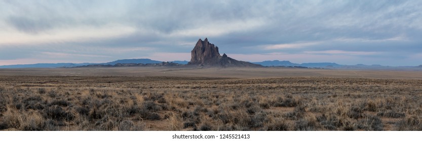 Dramatic Panoramic Landscape View Dry Desert Stock Photo 1245521413 ...