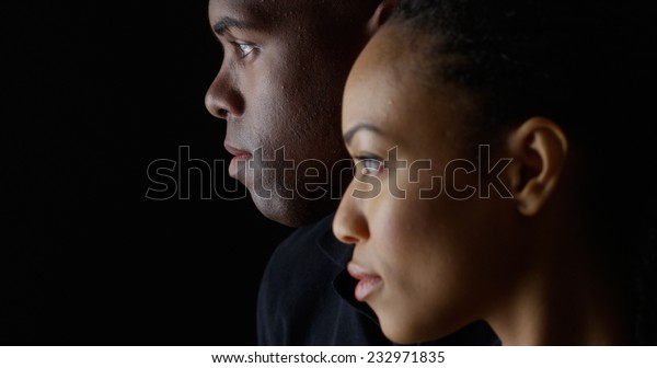 Dramatic Profile Rack Focus Two Young Stock Photo 232971835 | Shutterstock