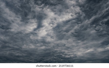 Dramatic Rain Storm Clouds Background Light Stock Photo 2119736111 ...