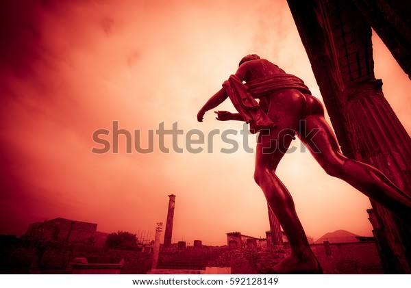 Dramatic Scene Temple Apollo Pompeii Stock Photo 592128149 | Shutterstock