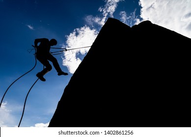 361 Abseiling silhouette Images, Stock Photos & Vectors | Shutterstock