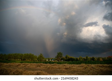 Dramatic Sky Before Storm Over Summer Stock Photo 2169458243 | Shutterstock