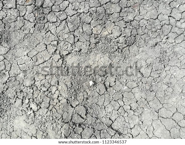 Draught Cracked Soil Texture Background Stock Photo 1123346537 ...