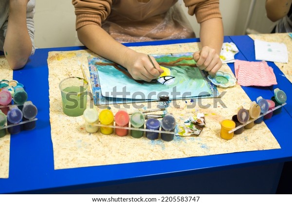 Drawing Lesson Children Learn Draw Picture Stock Photo 2205583747 ... Drawing Lesson Children Learn Draw Picture Stock Photo 2205583747 ...