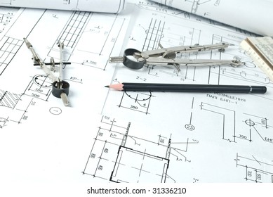 Graphical Sketch By Pencil House Plan Stock Photo 185684012 | Shutterstock