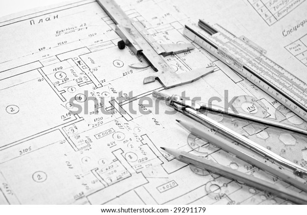 Drawing Various Tools Stock Photo 29291179 | Shutterstock