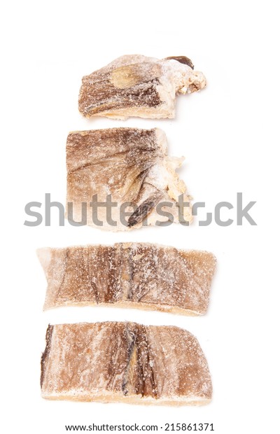 Dried Salt Cod Fish Isolated On Stock Photo 215861371 | Shutterstock
