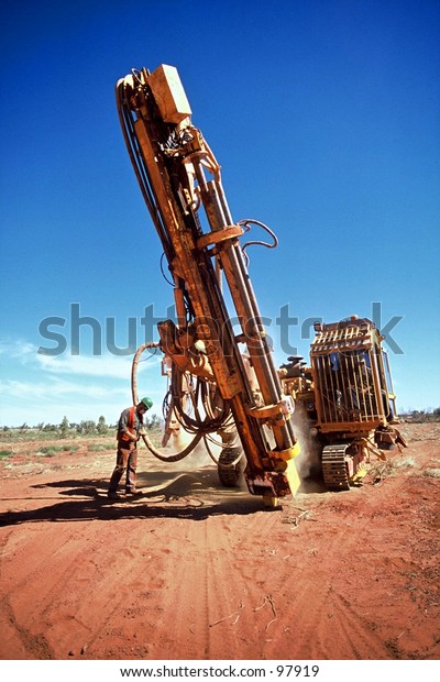 Drilling Rig Drilling Core Samples Gold Stock Photo (Edit Now) 97919