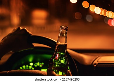 Drinking Beer While Driving Car Man Stock Photo 2137490203 | Shutterstock