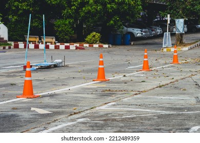 Driving Test Training Area Simulate Test Stock Photo 2212489359 ...