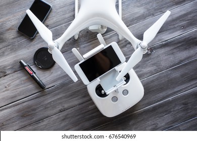 Drone Control Panel On Background Dark Stock Photo 676540969 | Shutterstock