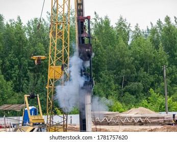 Construction Modern Residential Building People Living Stock Photo ...