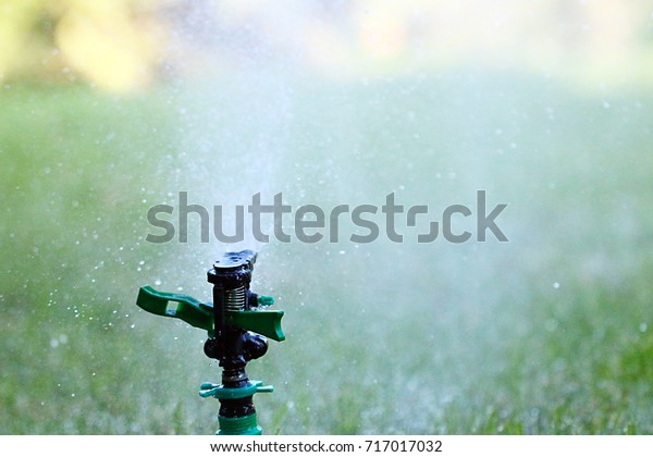 Drops Cloud Water Dust When Watering Stock Photo 717017032 | Shutterstock