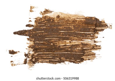 Drops Mud Sprayed Isolated On White Stock Photo 506319988 | Shutterstock