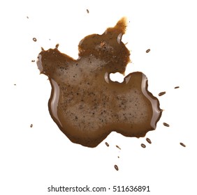 Drops Mud Sprayed Isolated On White Stock Photo 511636891 | Shutterstock