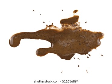 Drops Mud Sprayed Isolated On White Stock Photo 511636894 | Shutterstock