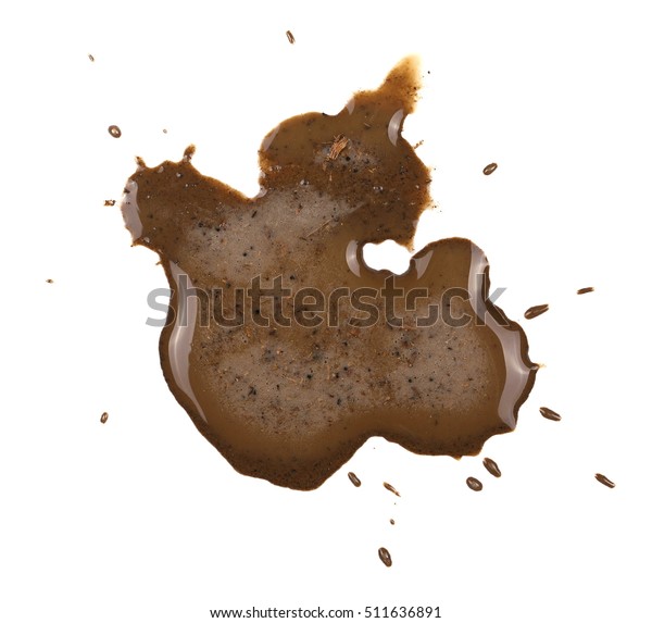Drops Mud Sprayed Isolated On White Stock Photo 511636891 | Shutterstock