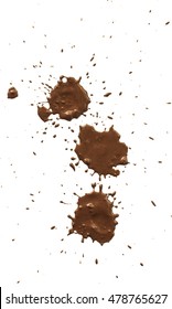 Splattered Mud Drip Pattern On White Stock Photo 289342499 | Shutterstock