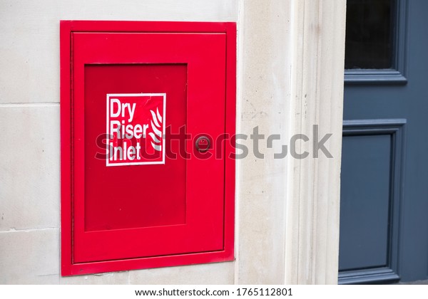 Dry Riser Red Inlet Box Sign Stock Photo 1765112801 | Shutterstock