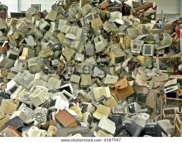 Dump Old Broken Computers Place Where Stock Photo (Edit Now) 6587947