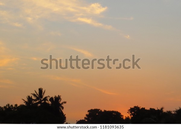 Dusky Scenes Clouds Sky Stock Photo 1181093635 | Shutterstock
